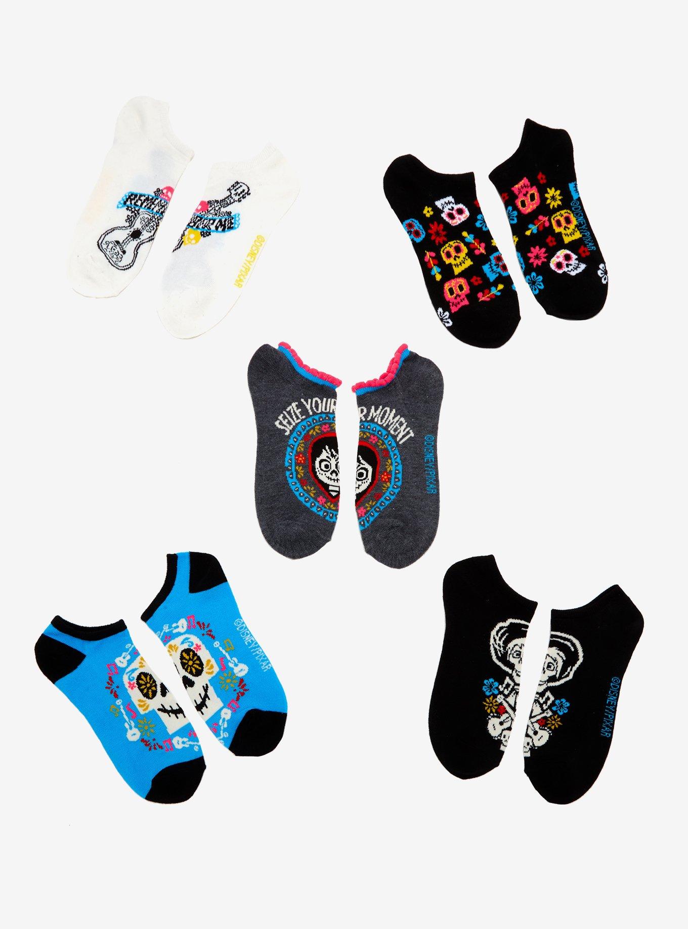 Disney Pixar Coco Ankle Socks 5 Pair - BoxLunch Exclusive | BoxLunch