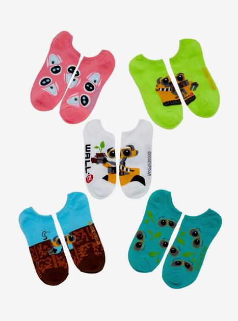 Disney Pixar WALL-E Allover Print Ankle Socks 5 Pair - BoxLunch ...
