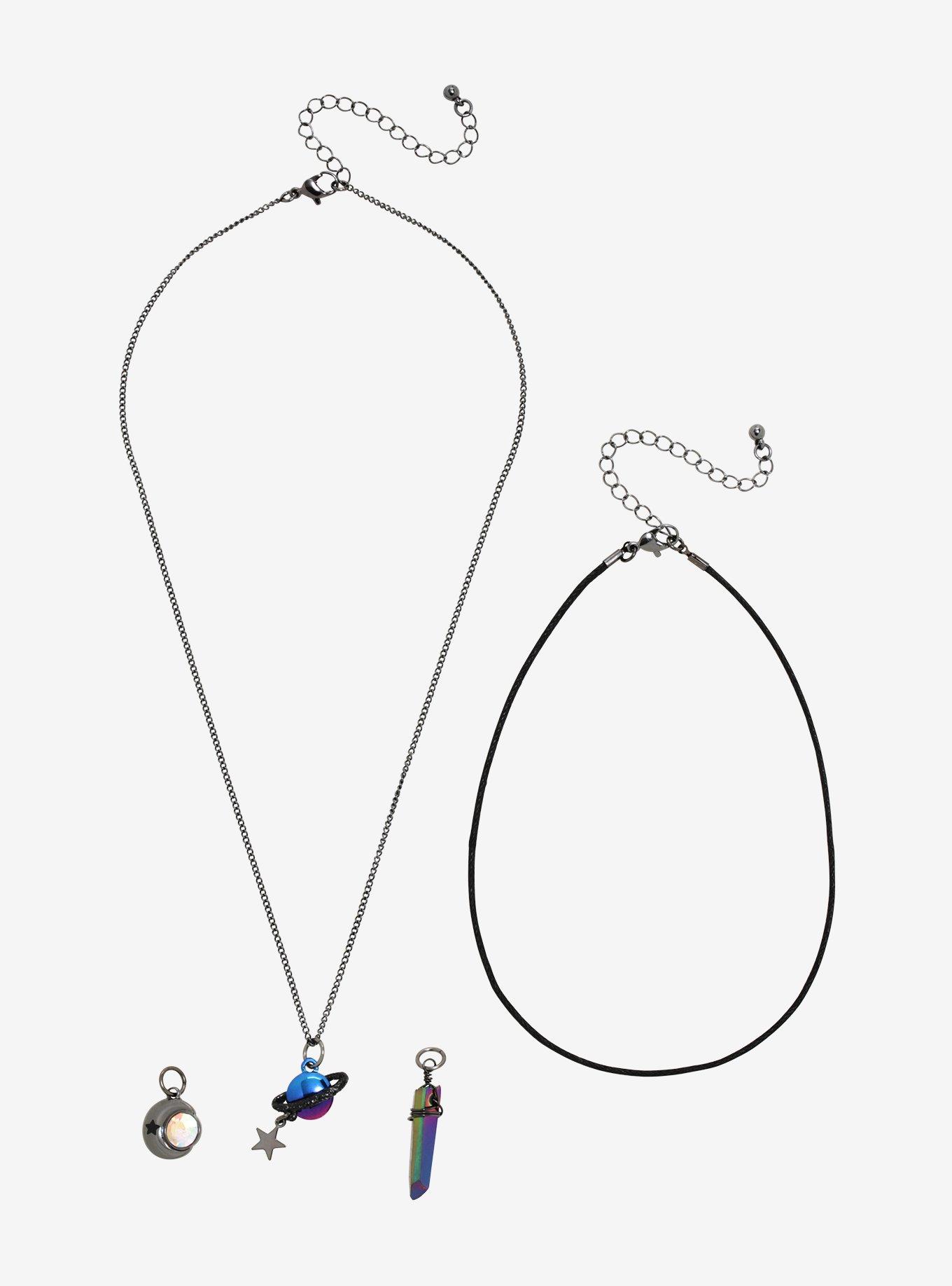 Out Of This World Galaxy Pendant Necklace Set | Hot Topic