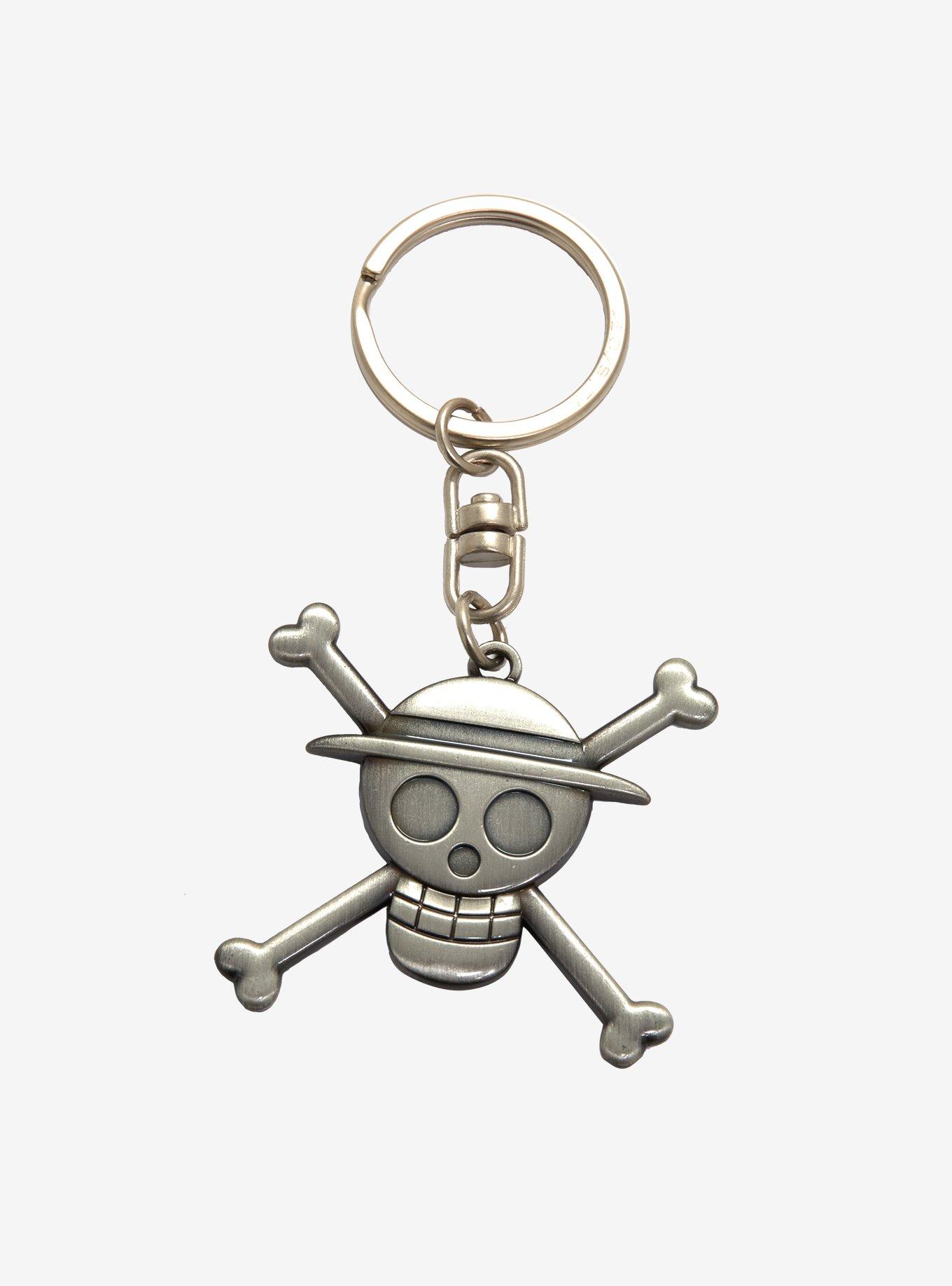 One Piece Crossbones Key Chain | Hot Topic