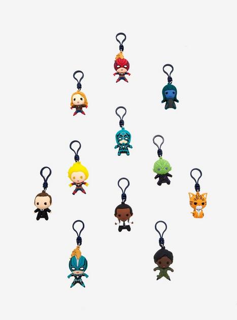 Marvel Captain Marvel Backpack Hangers Blind Bag Clip-On Figure | Hot Topic