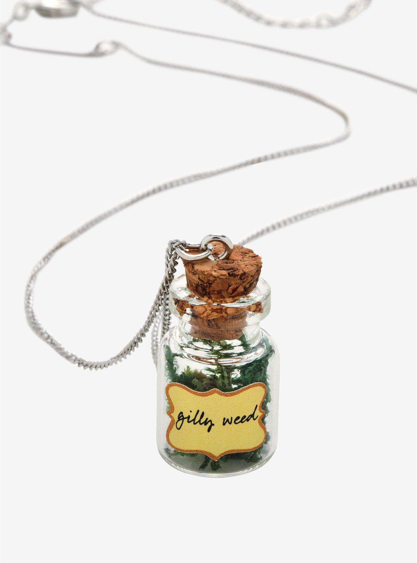 Harry Potter Gilly Weed Jar Necklace | Hot Topic