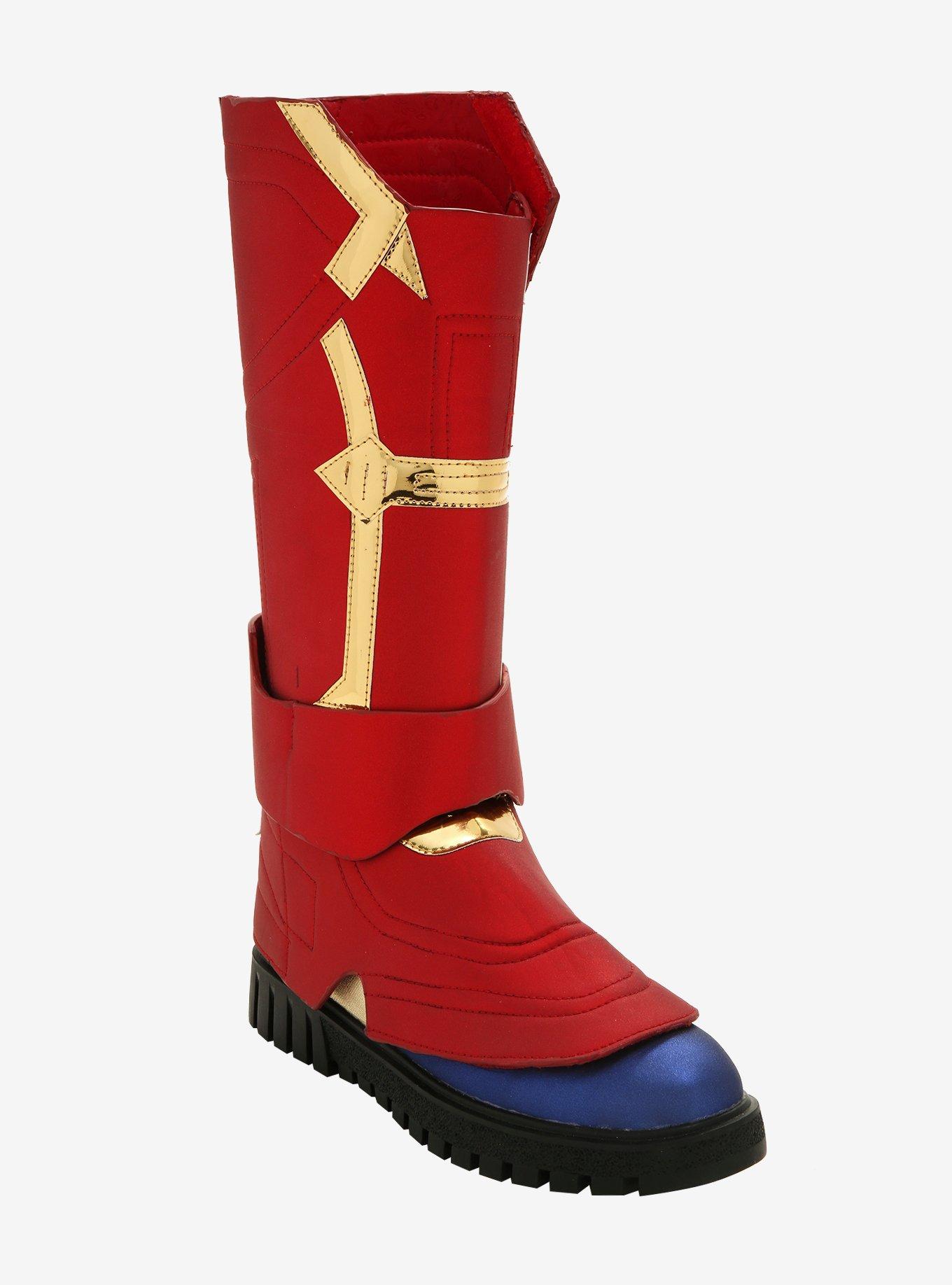 Marvel Captain Marvel Cosplay Boots