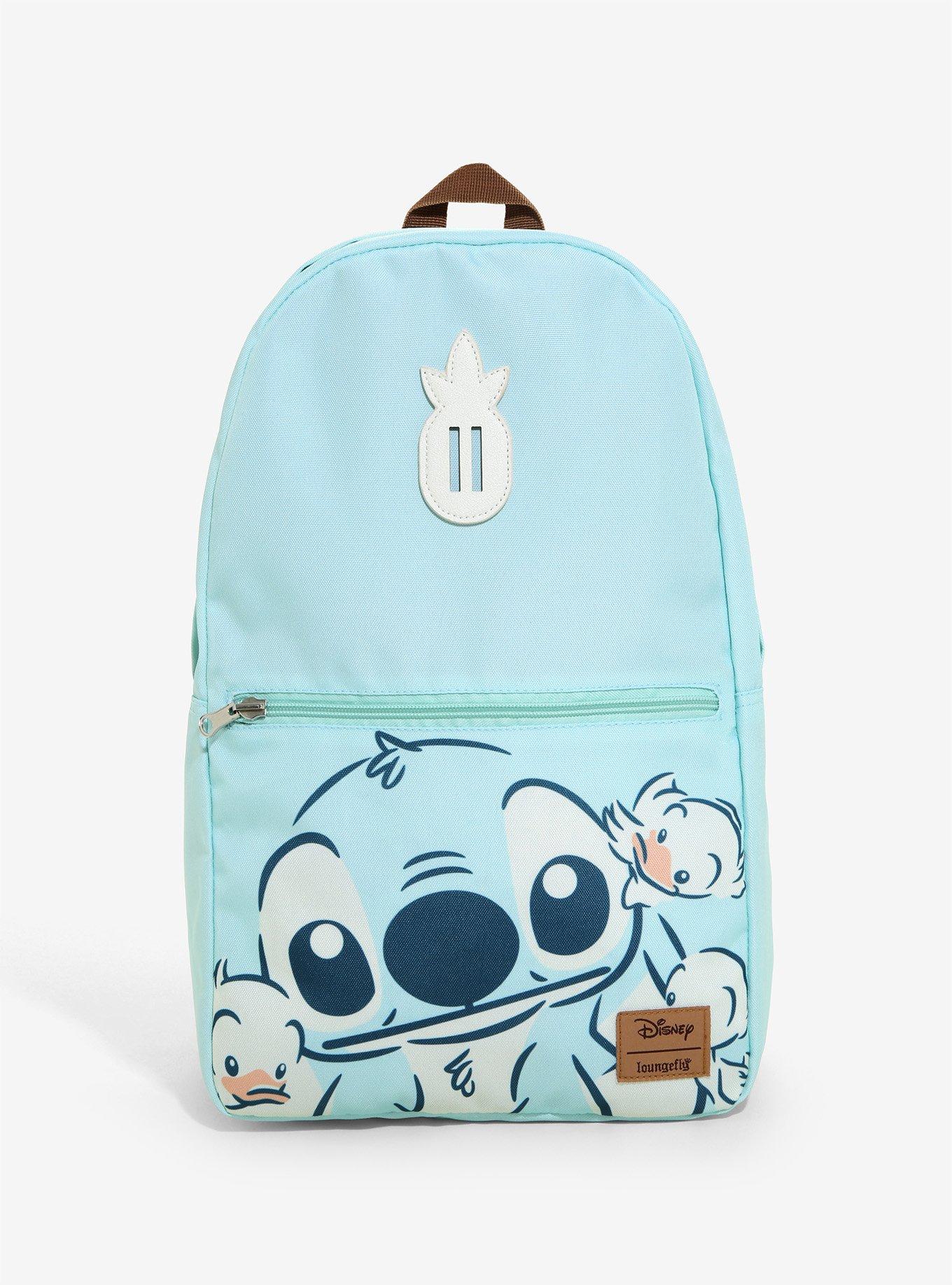 Loungefly Disney Lilo & Stitch Duckies Convertible Storage Backpack ...