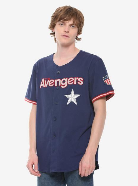 Marvel The Avengers Captain America Rogers Shield Jersey - BoxLunch ...