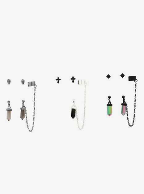 Crystals Ear Cuff & Earring Set | Hot Topic