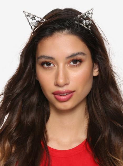 Lock & Key Cat Ears Headband | Hot Topic