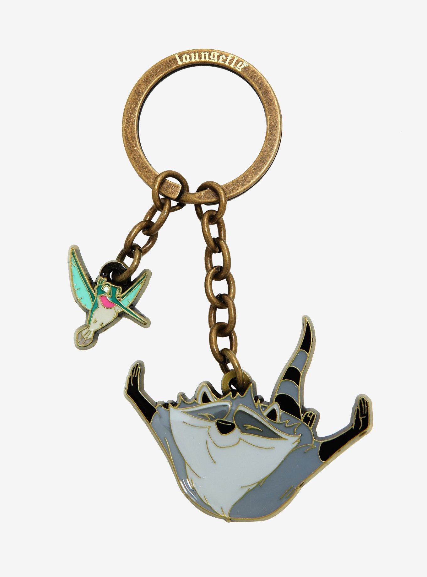 Loungefly Disney Pocahontas Meeko & Flit Enamel Keychain - BoxLunch ...