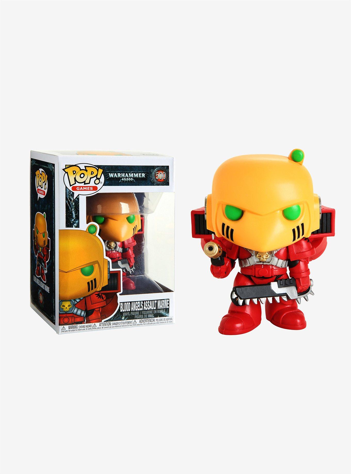 Funko Warhammer 40,000 Pop! Games Blood Angels Assault Marine Vinyl ...