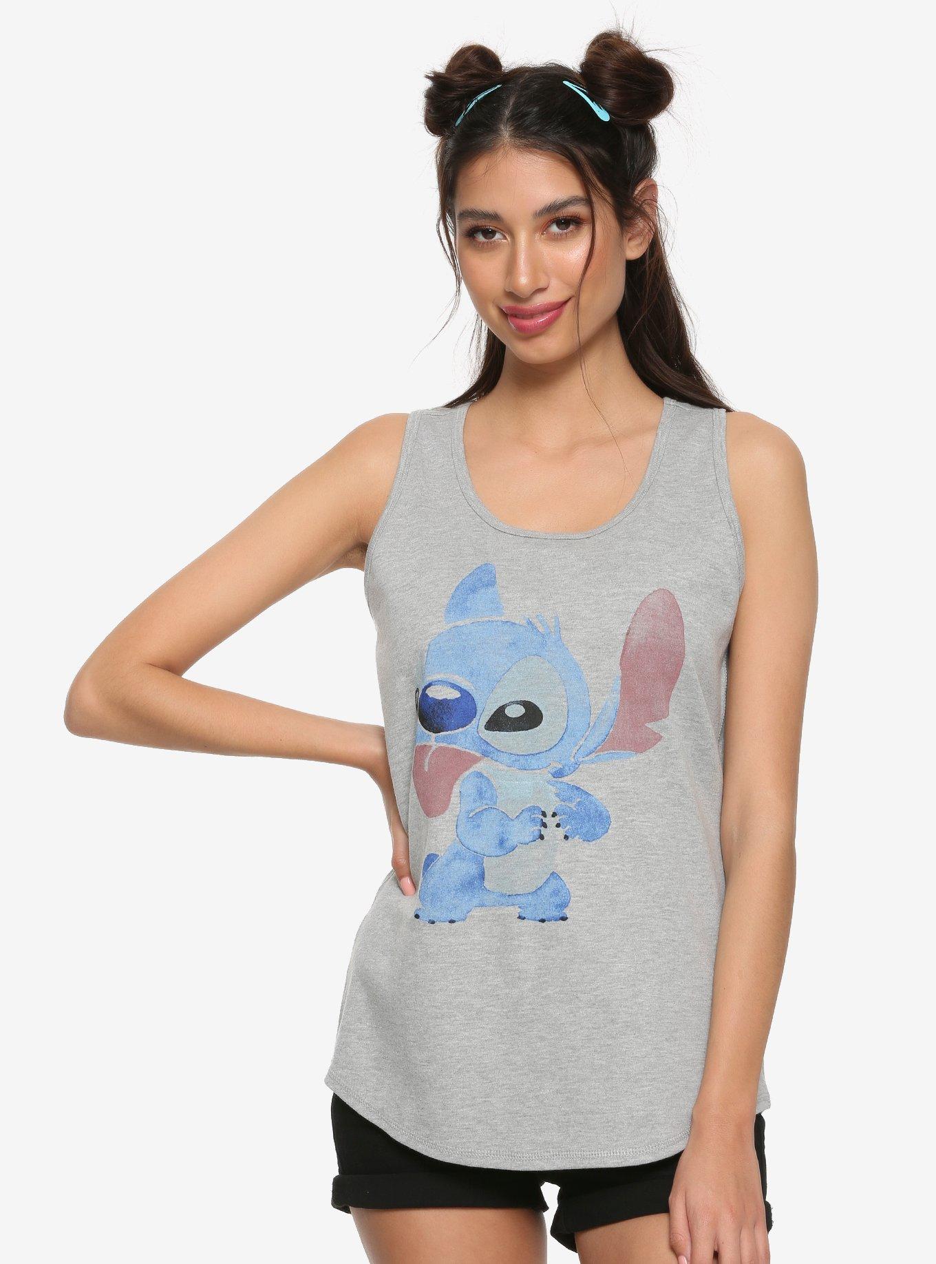 Disney Lilo & Stitch Watercolor Reversible Girls Tank Top | Hot Topic
