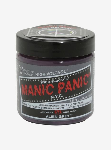 Manic Panic Alien Gray Semi-Permanent Hair Color Cream Dye | Hot Topic