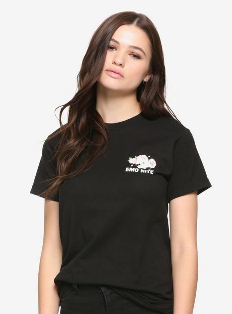 Emo Nite Roses Girls T-Shirt | Hot Topic