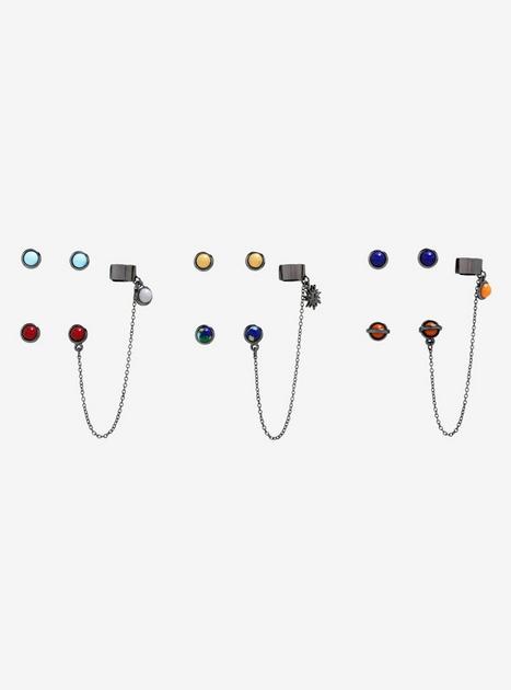 Planet Cuff Earring Set | Hot Topic