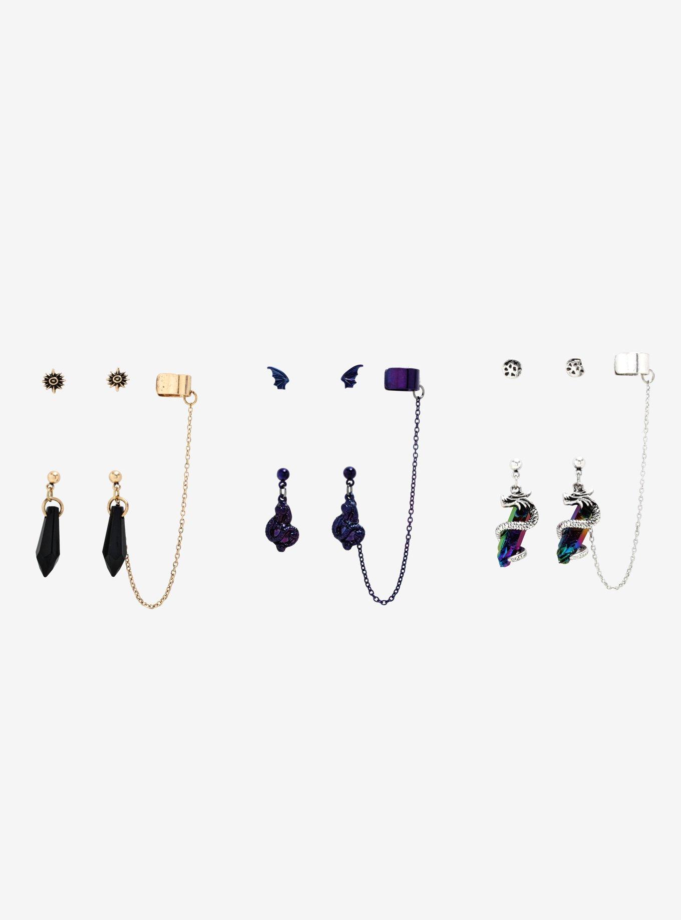 Dragon Cuff Earring Set | Hot Topic