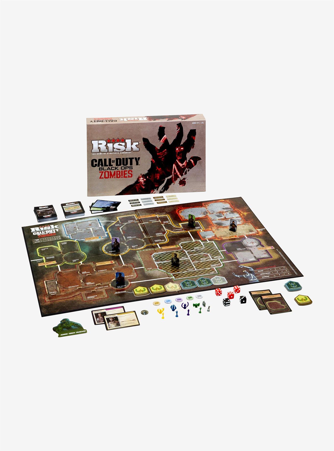 Risk: Call Of Duty Black Ops Zombies Board Game | Hot Topic