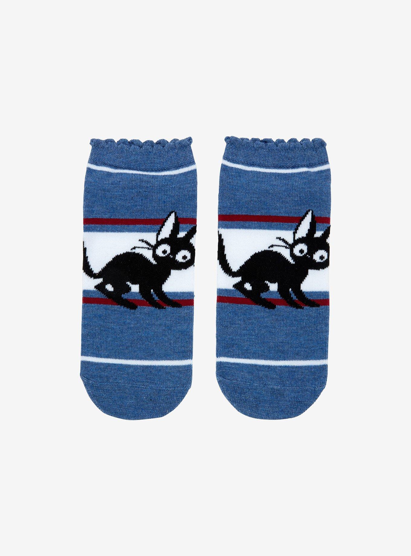 Studio Ghibli Kiki's Delivery Service Jiji No-Show Socks | Hot Topic