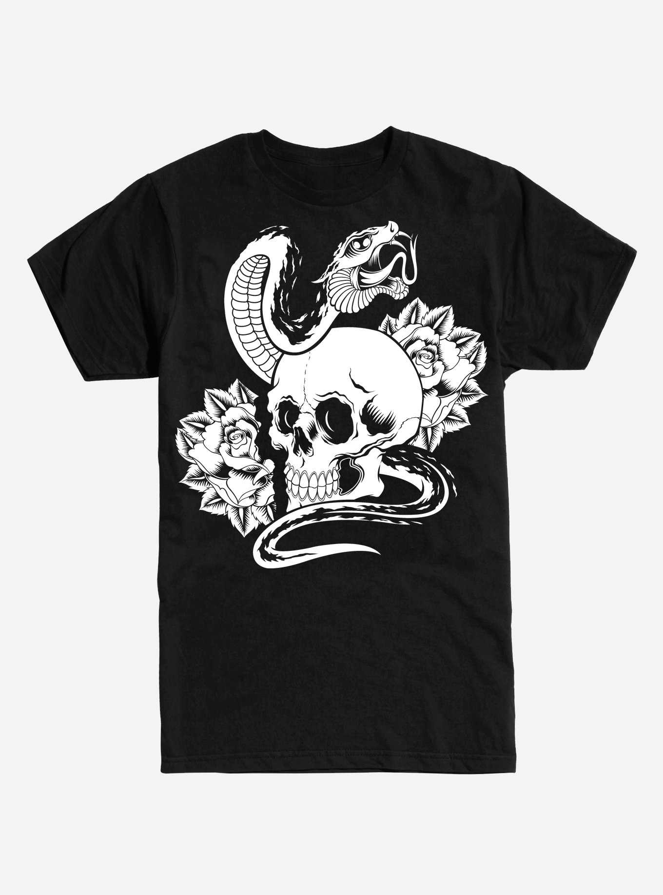 Skull Snake T-Shirt - BLACK | Hot Topic