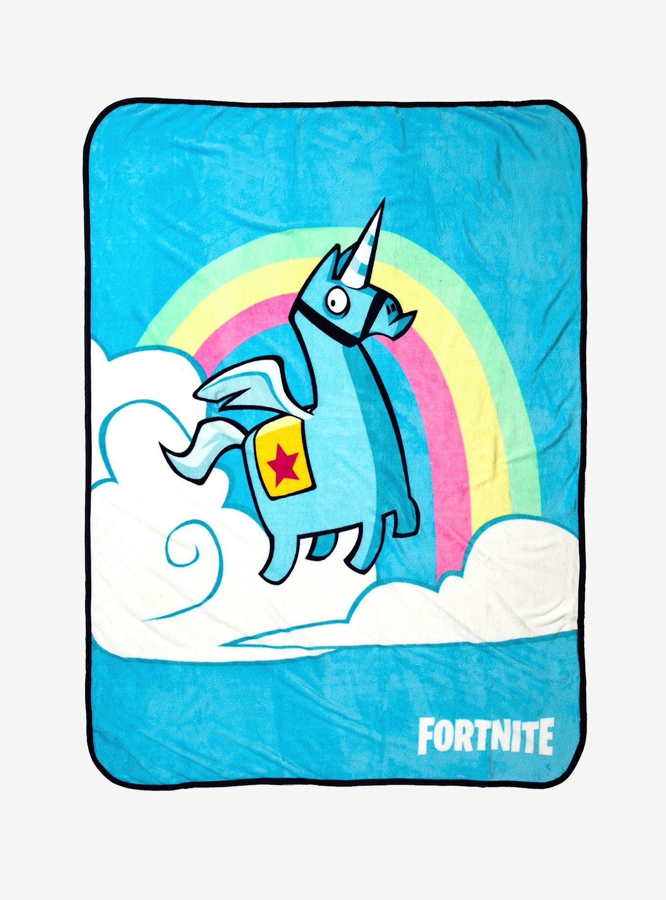 Fortnite Brite Unicorn Throw Blanket | Hot Topic