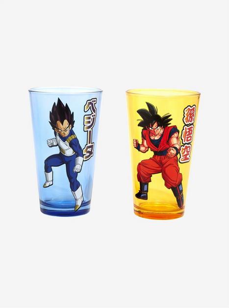 Dragon Ball Z Goku Vegeta Pint Glass Set | Hot Topic