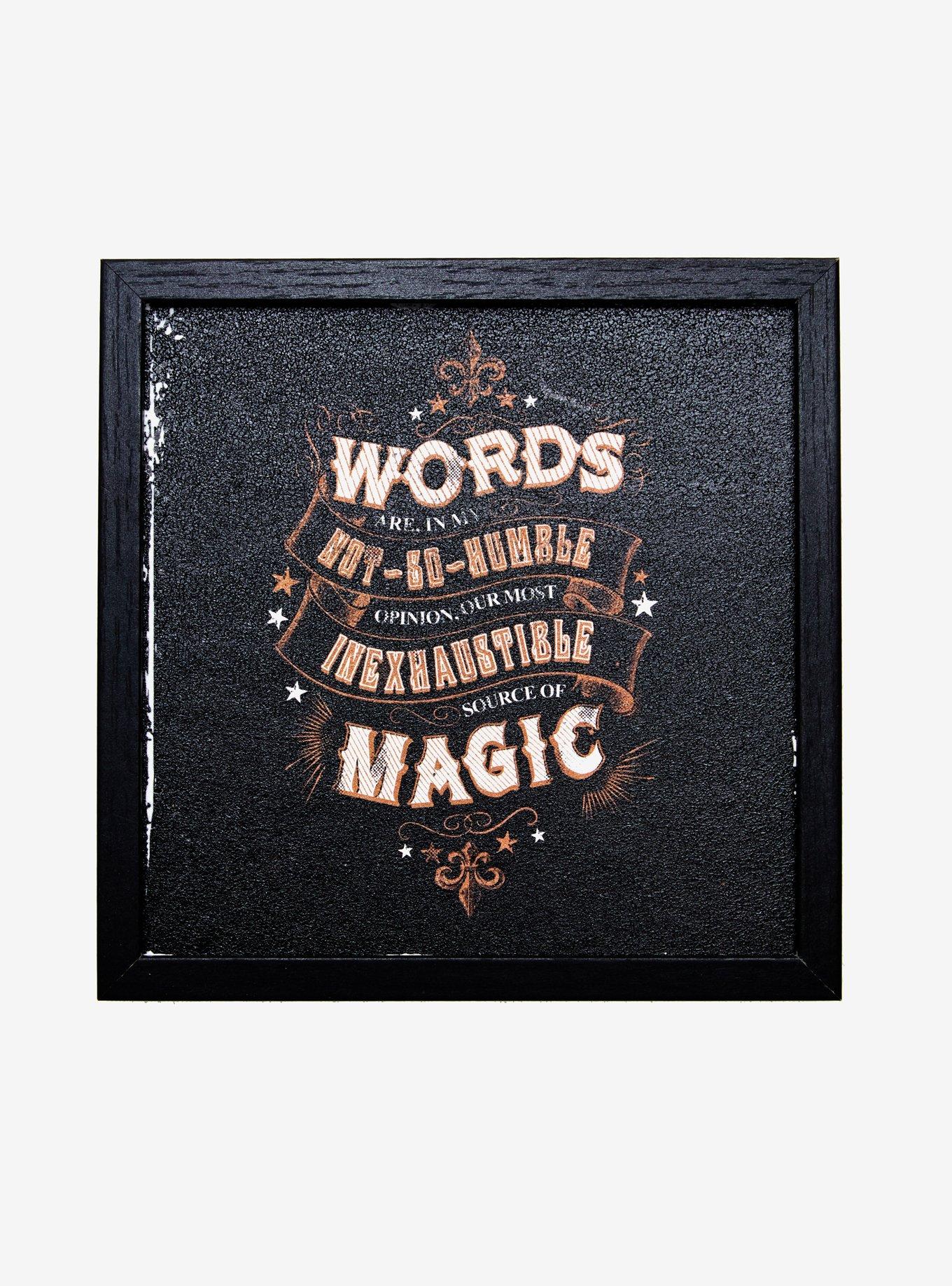Harry Potter Words Are Magic Mini Art | Hot Topic