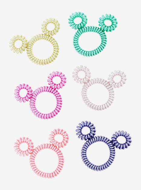 Disney Mickey Mouse Ears Coil Hair Elastic Set | BoxLunch