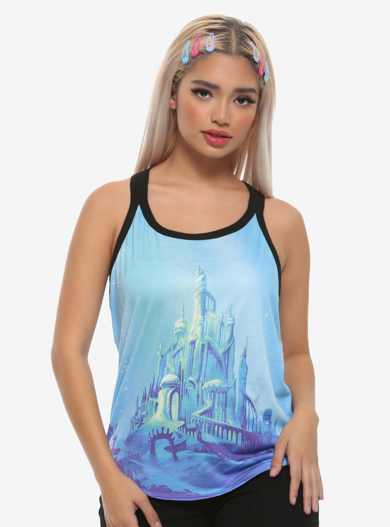 Disney The Little Mermaid Atlantica Cross-Back Girls Tank Top | Hot Topic