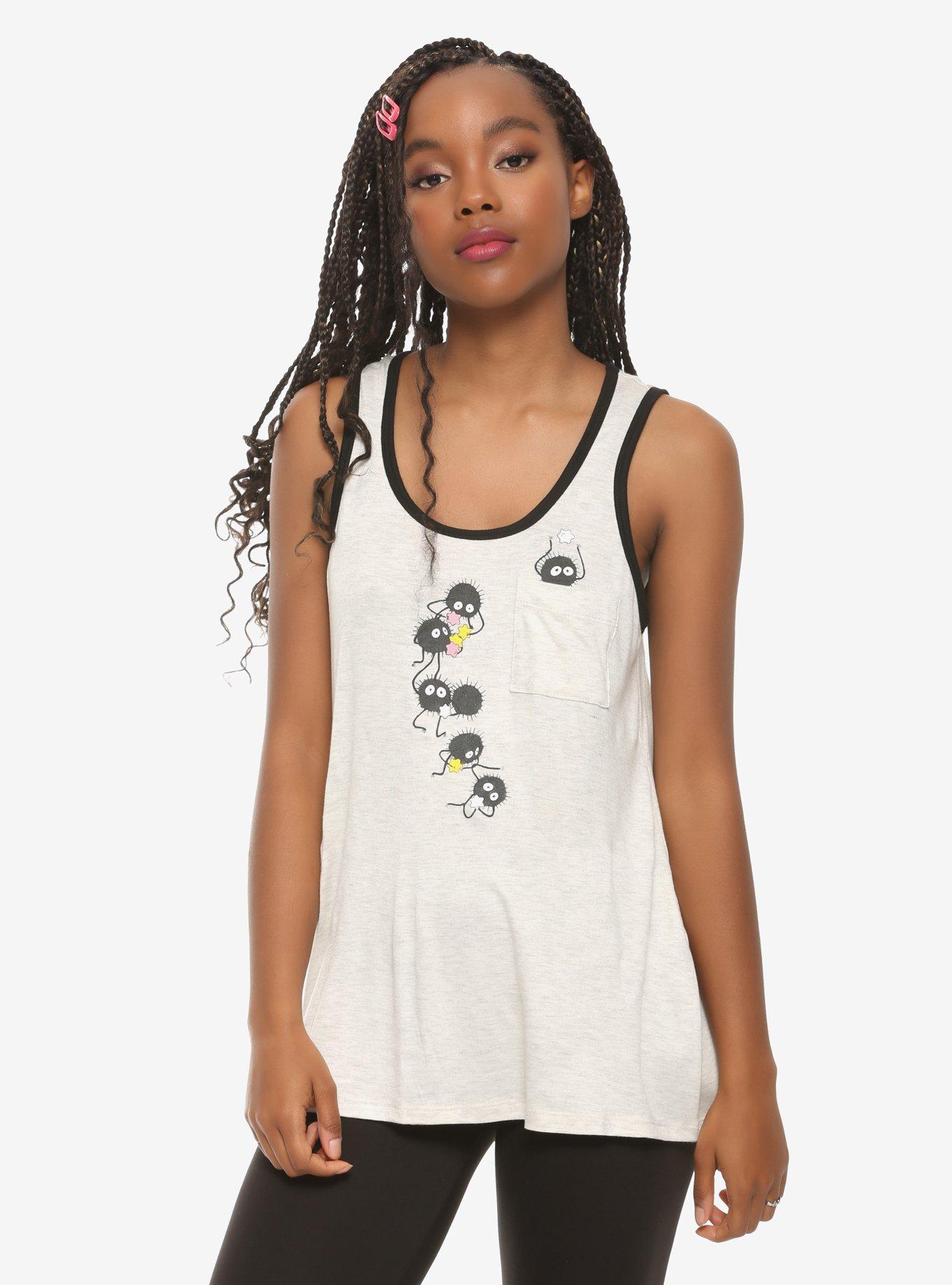Studio Ghibli Spirited Away Soot Sprite Pocket Girls Tank Top | Hot Topic