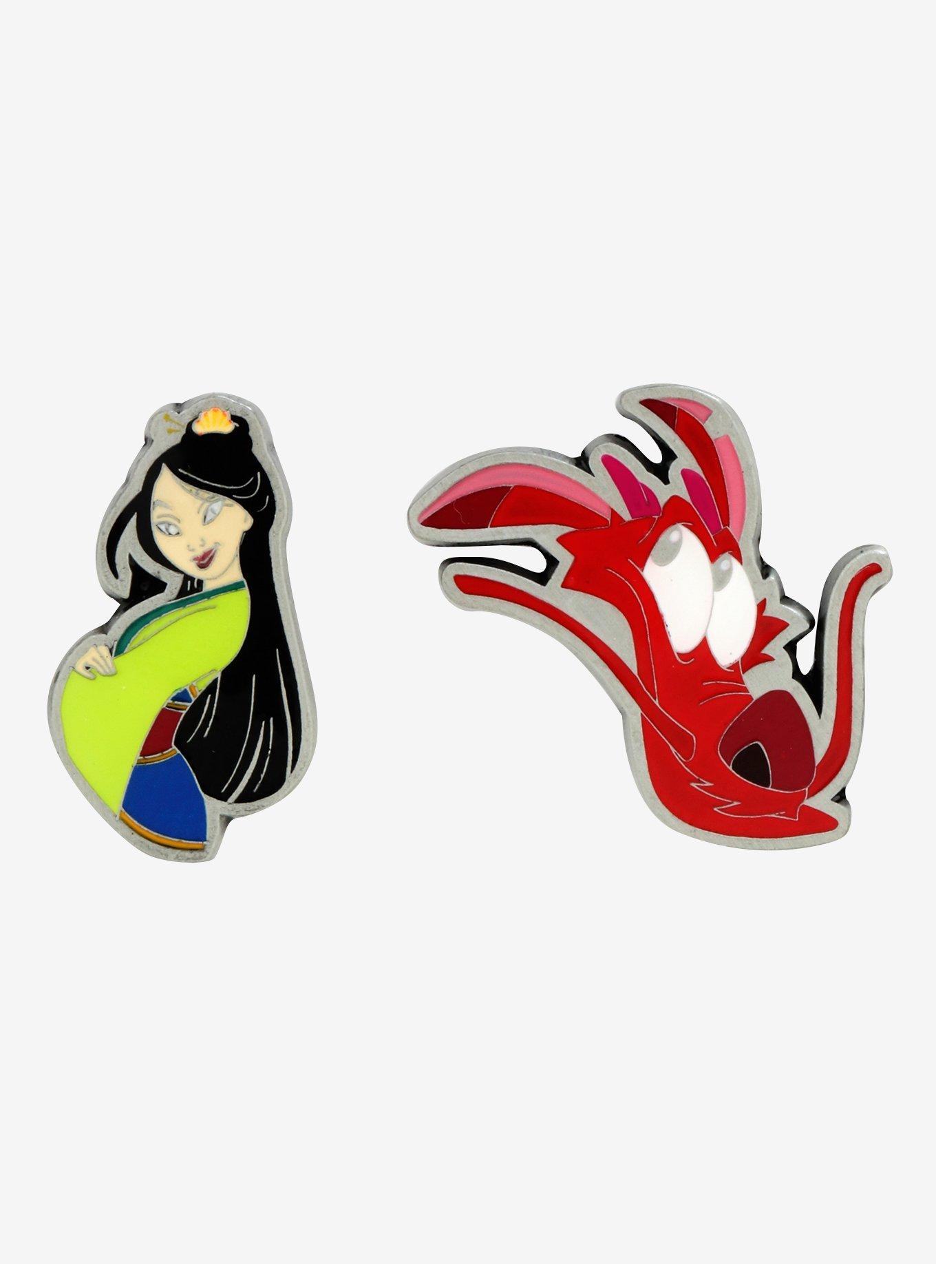Loungefly Disney Mulan Mushu & Mulan Enamel Pin Set | Hot Topic