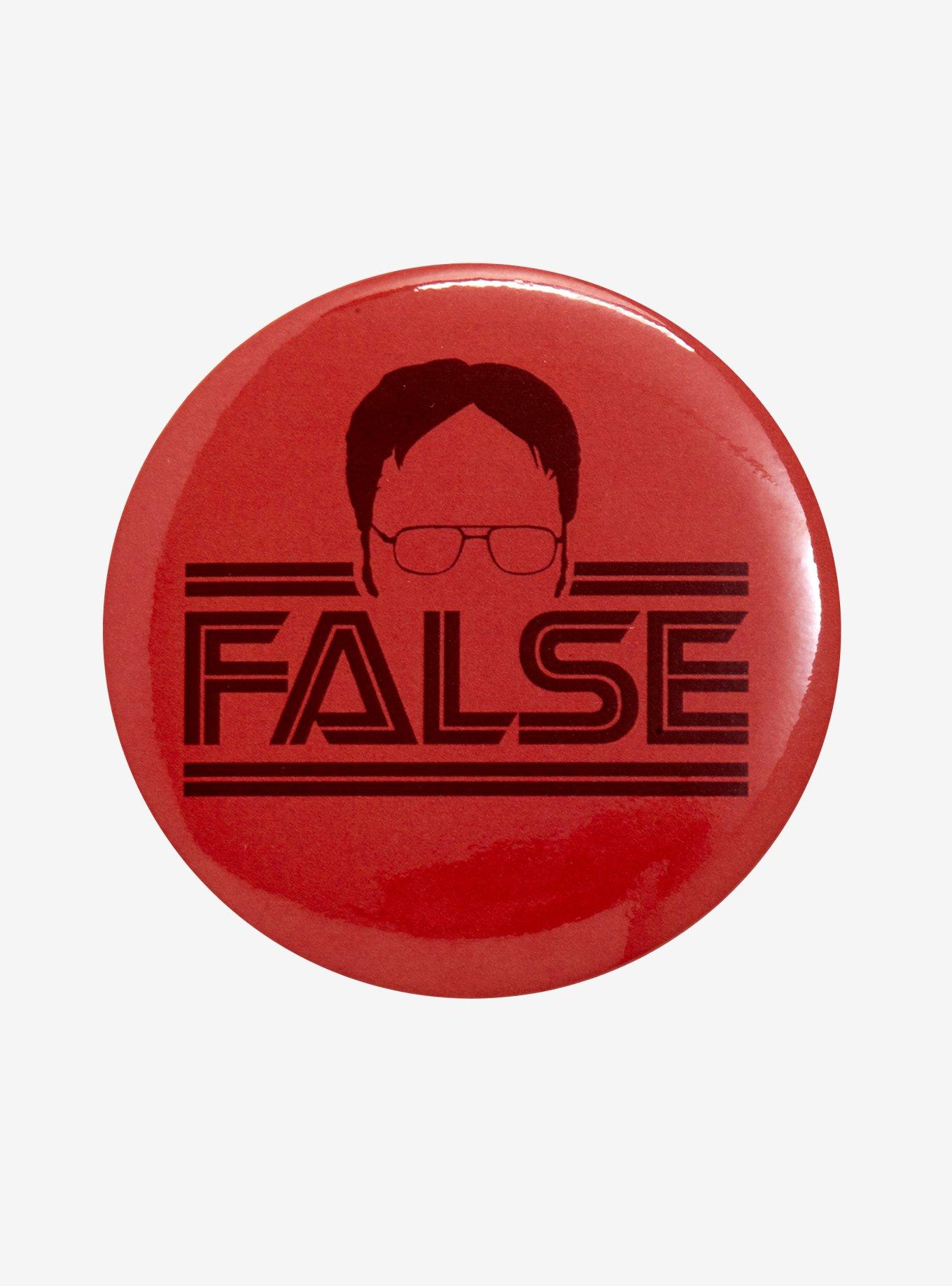The Office Dwight False Button | Hot Topic