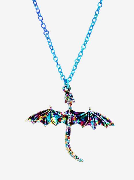 Rainbow Dragon Necklace | Hot Topic