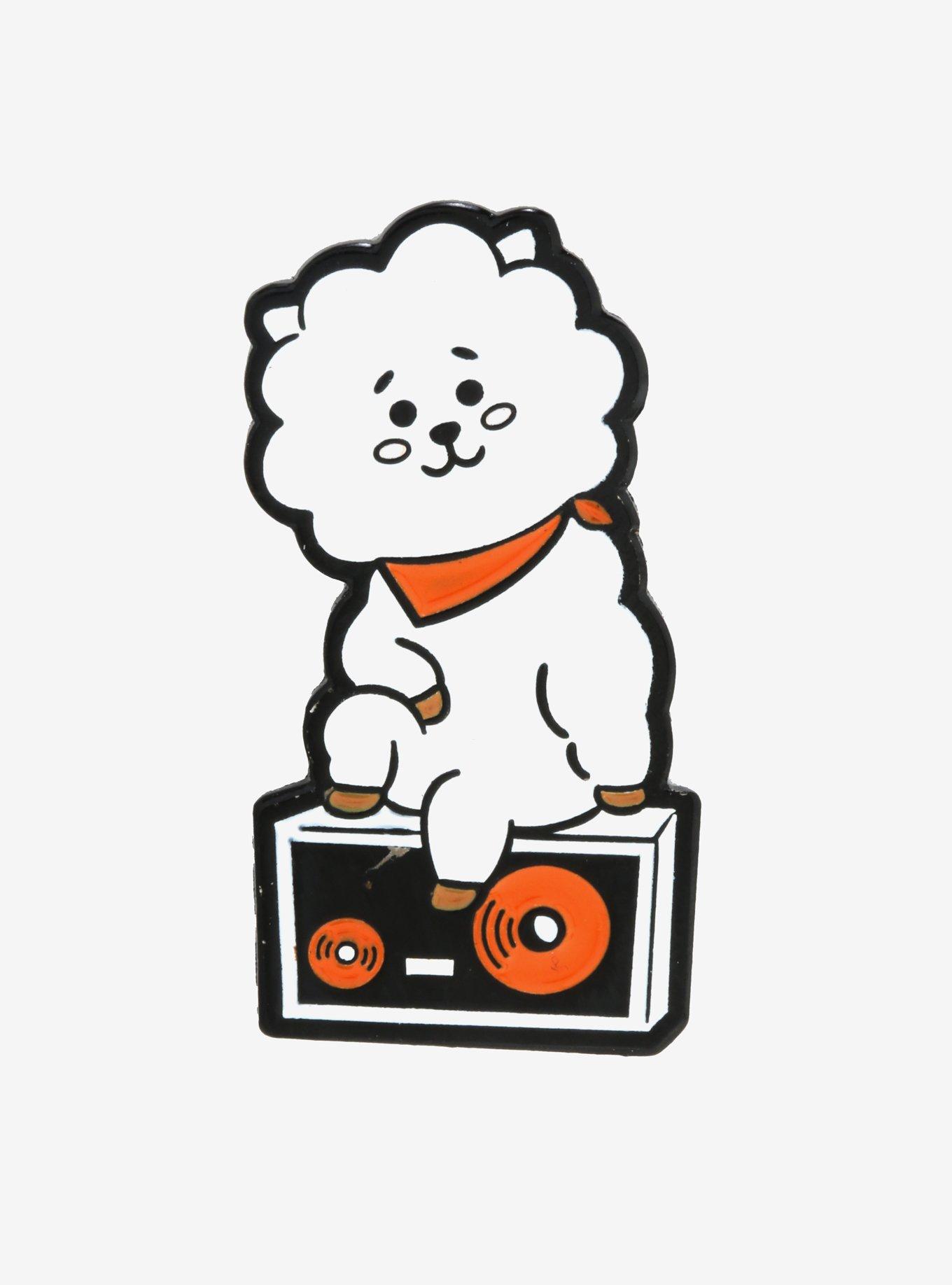 BT21 RJ Boombox Enamel Pin | Hot Topic