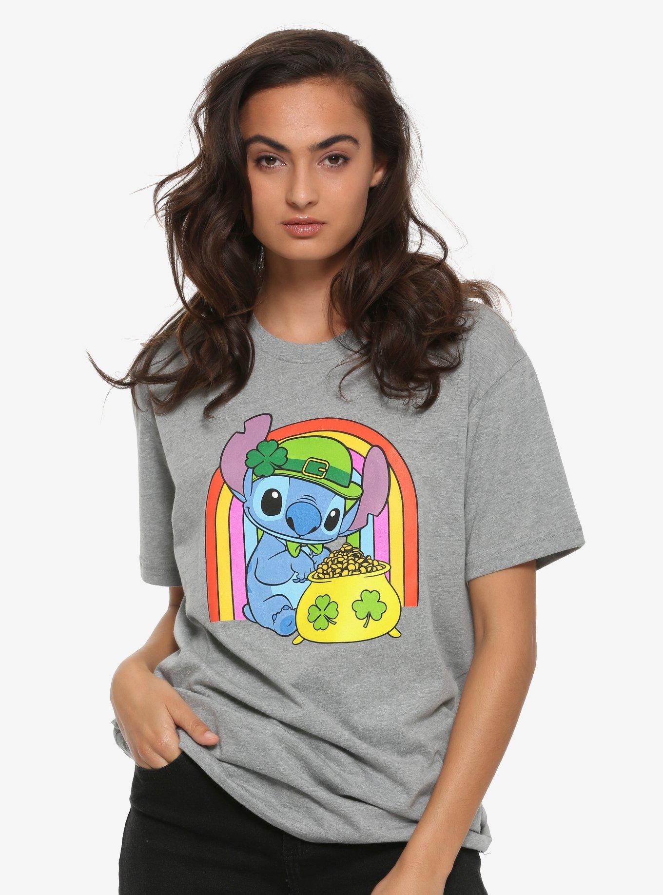 Disney Lilo & Stitch Pot O'Gold Womens T-Shirt - BoxLunch Exclusive ...