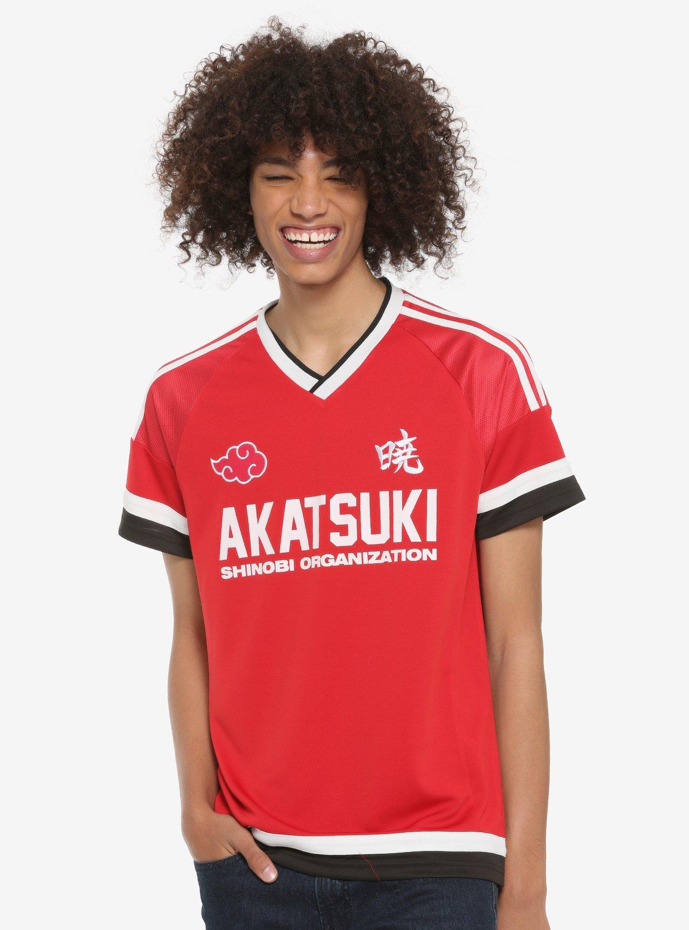 Naruto Akatsuki Shinobi Organization Soccer Jersey - BoxLunch Exclusive ...