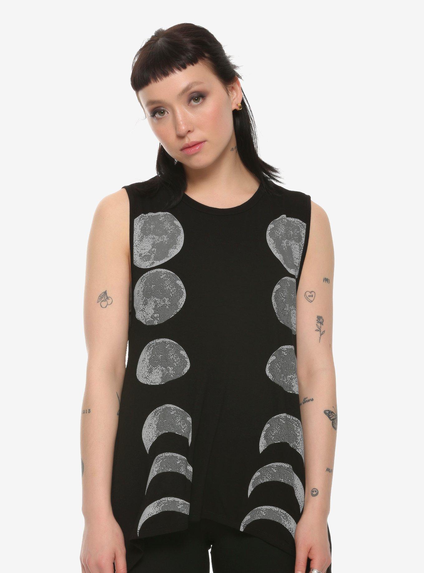 Moon Phases Shark Bite Girls Tank Top | Hot Topic