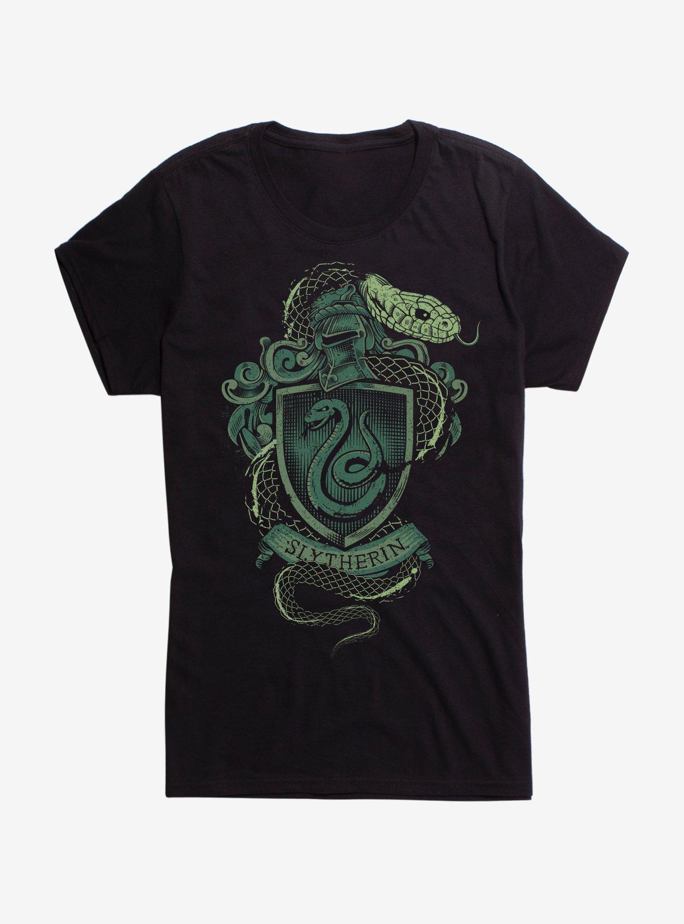 Harry Potter Slytherin Crest Girls T Shirt Hot Topic