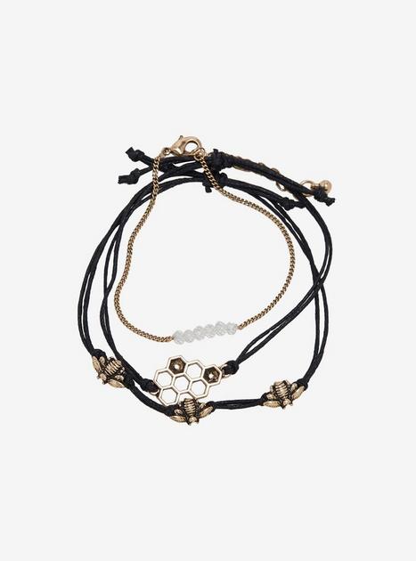 Honeycomb Bracelet Set | Hot Topic