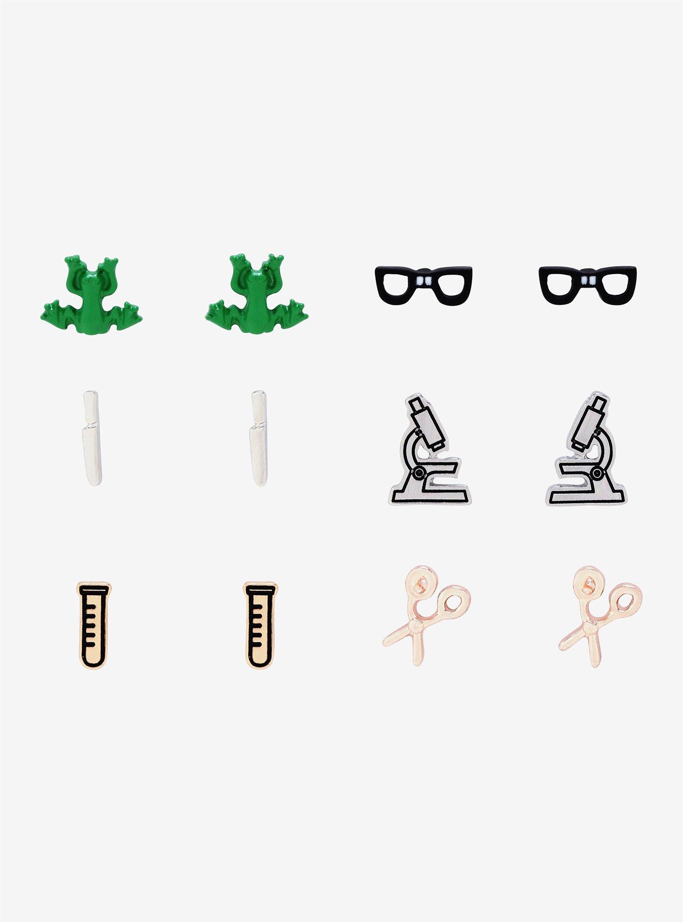 Science Stud Earring Set | Hot Topic