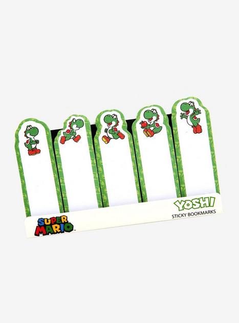 Nintendo Super Mario Bros. Yoshi Sticky Note Tabs - BoxLunch Exclusive ...