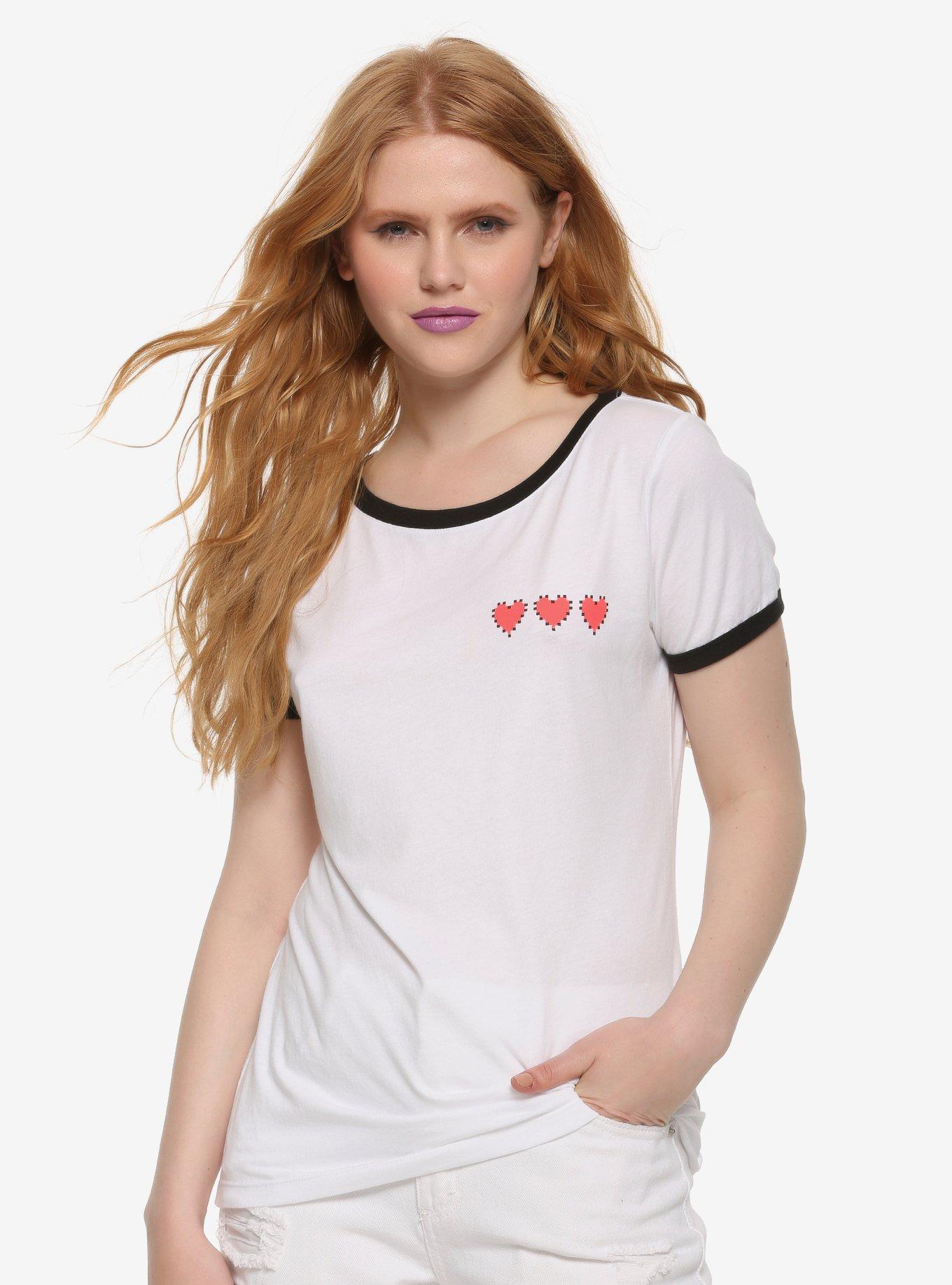 The Legend Of Zelda Classic Girls Ringer T Shirt Hot Topic