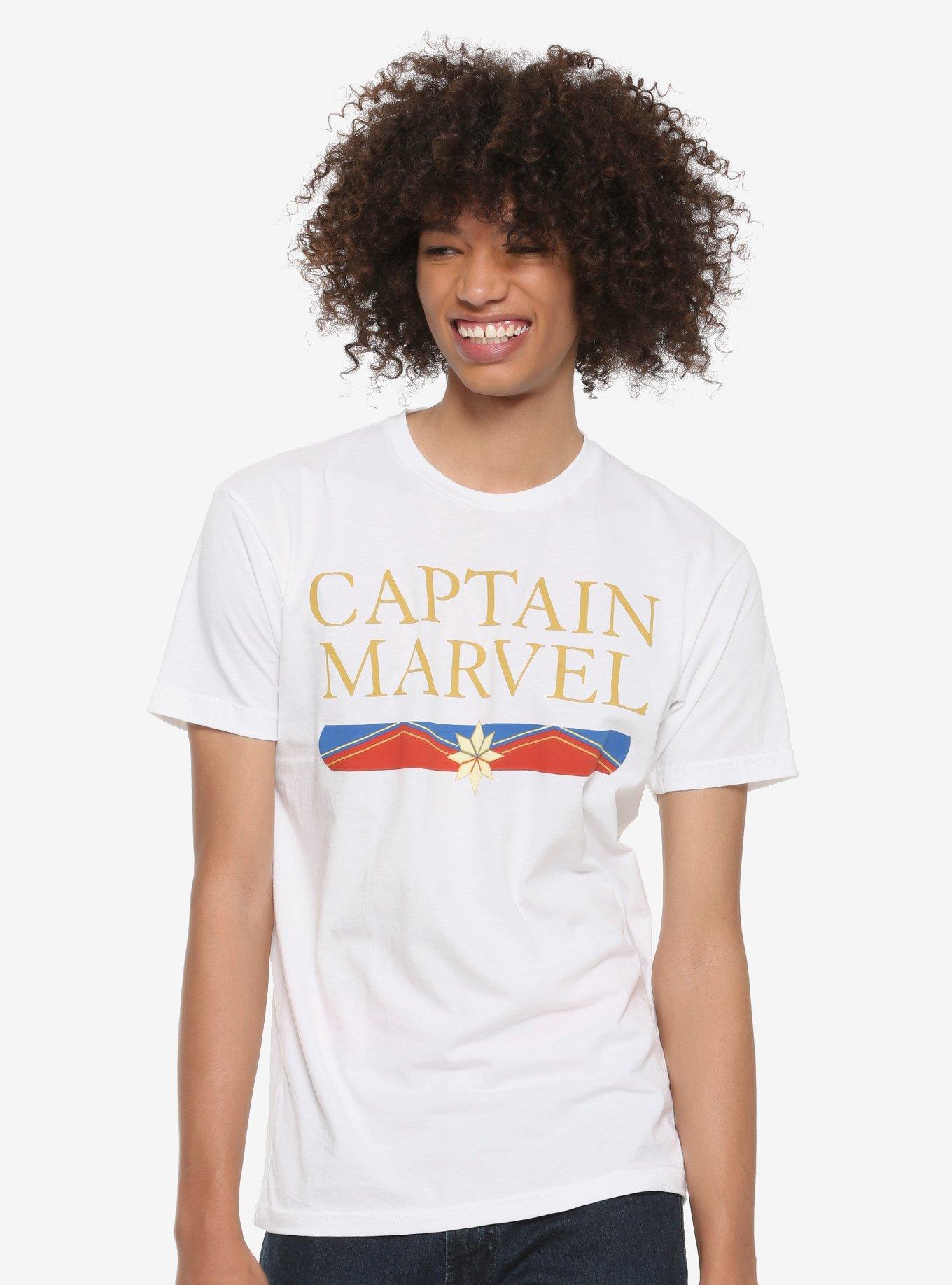 Marvel Captain Marvel Bar Logo T-Shirt | BoxLunch