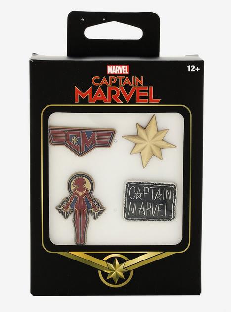 Marvel Captain Marvel Enamel Pin Set | Hot Topic