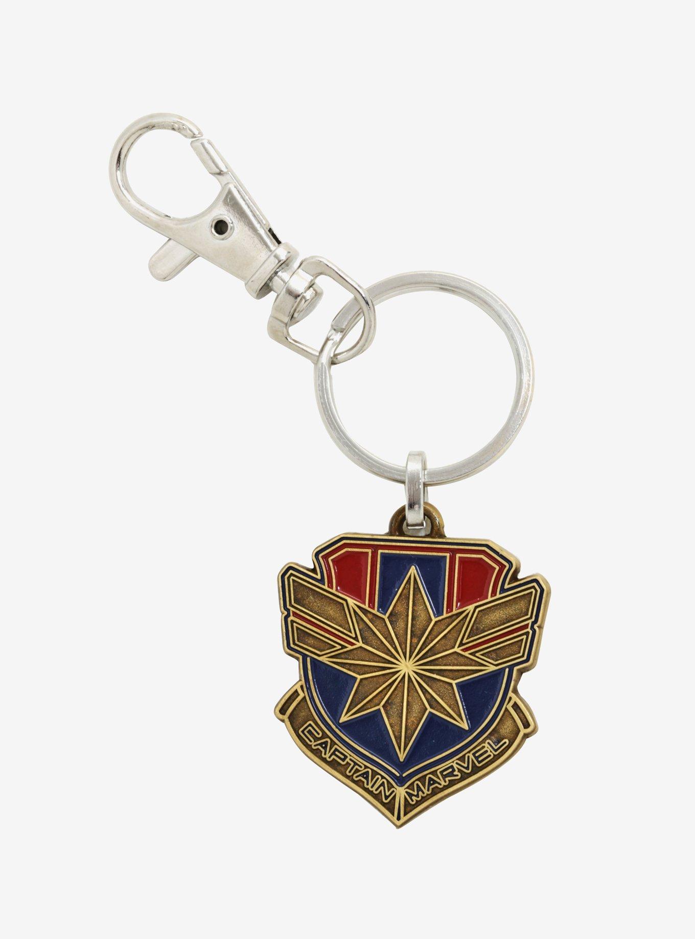 Marvel Captain Marvel Logo Key Chain | Hot Topic