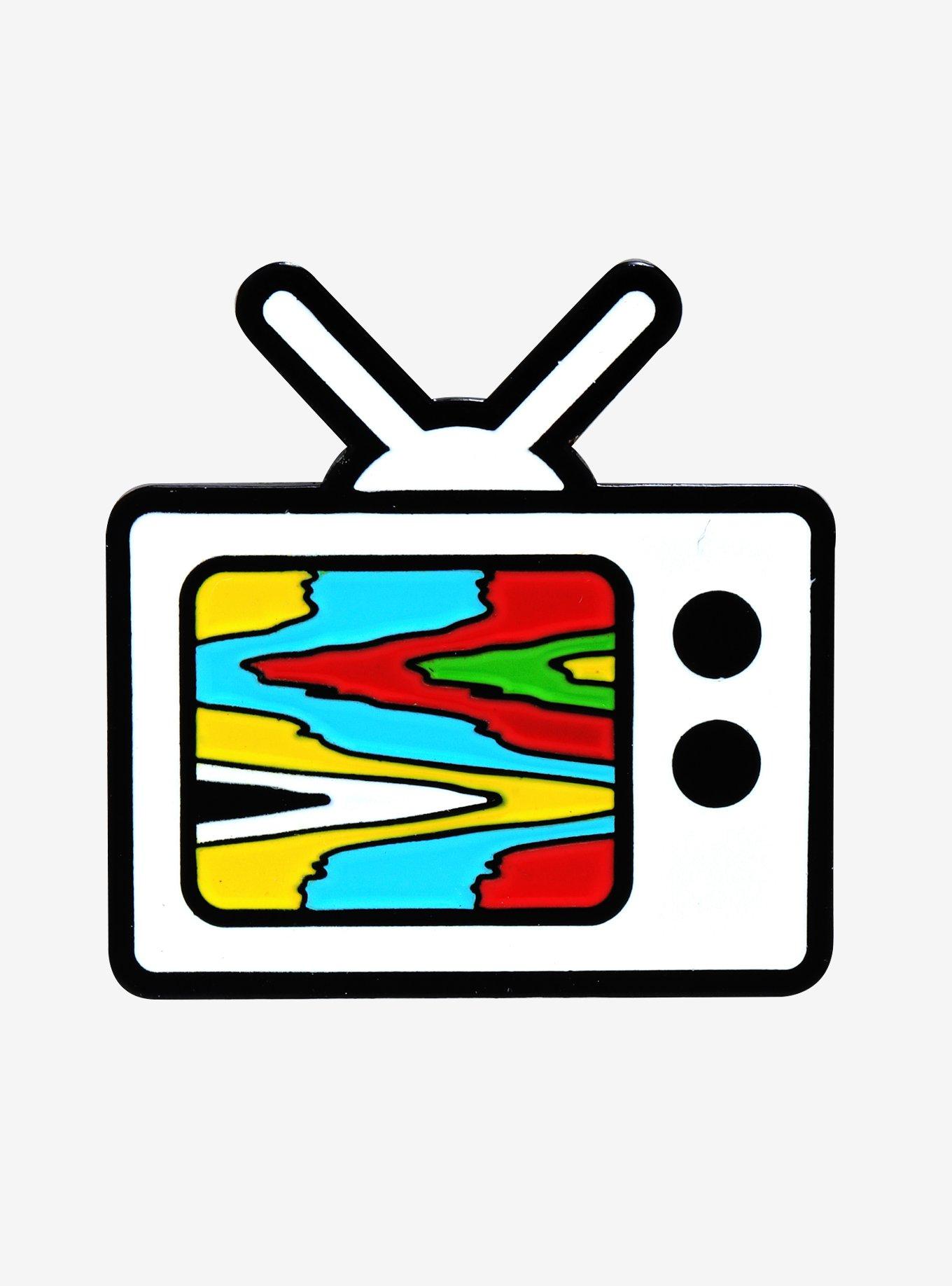 TV Static Enamel Pin | Hot Topic