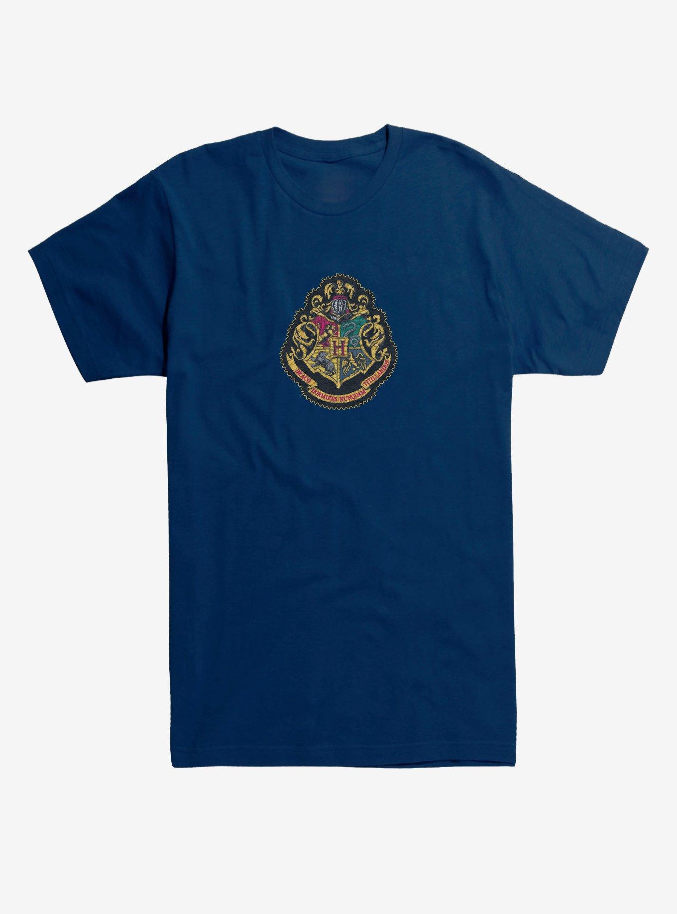 Harry Potter Full Color Hogwarts Shield T Shirt Boxlunch