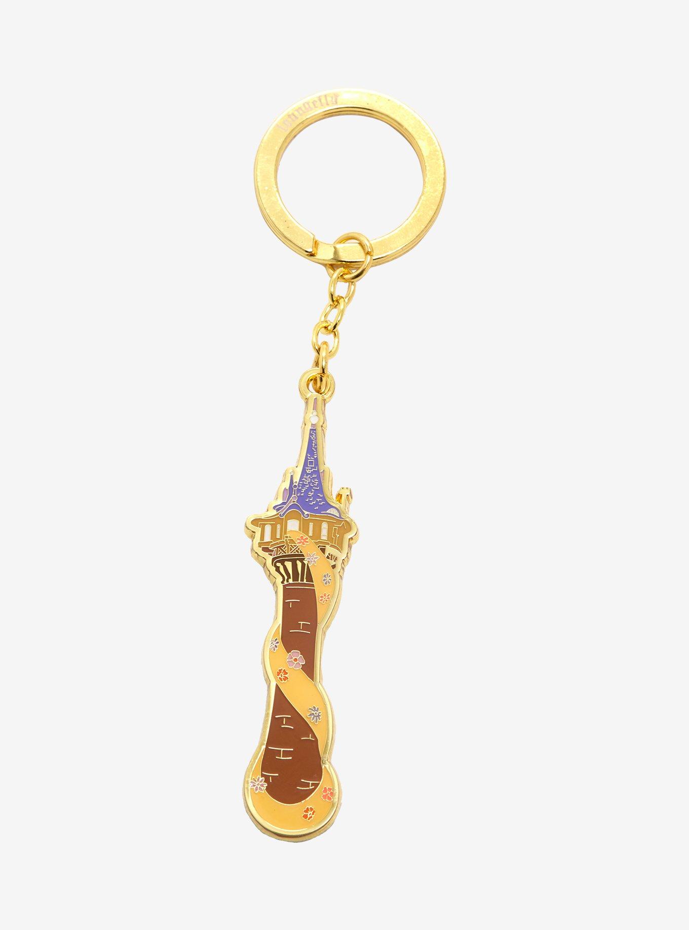 Loungefly Disney Tangled Rapunzel Tower Enamel Keychain - BoxLunch ...