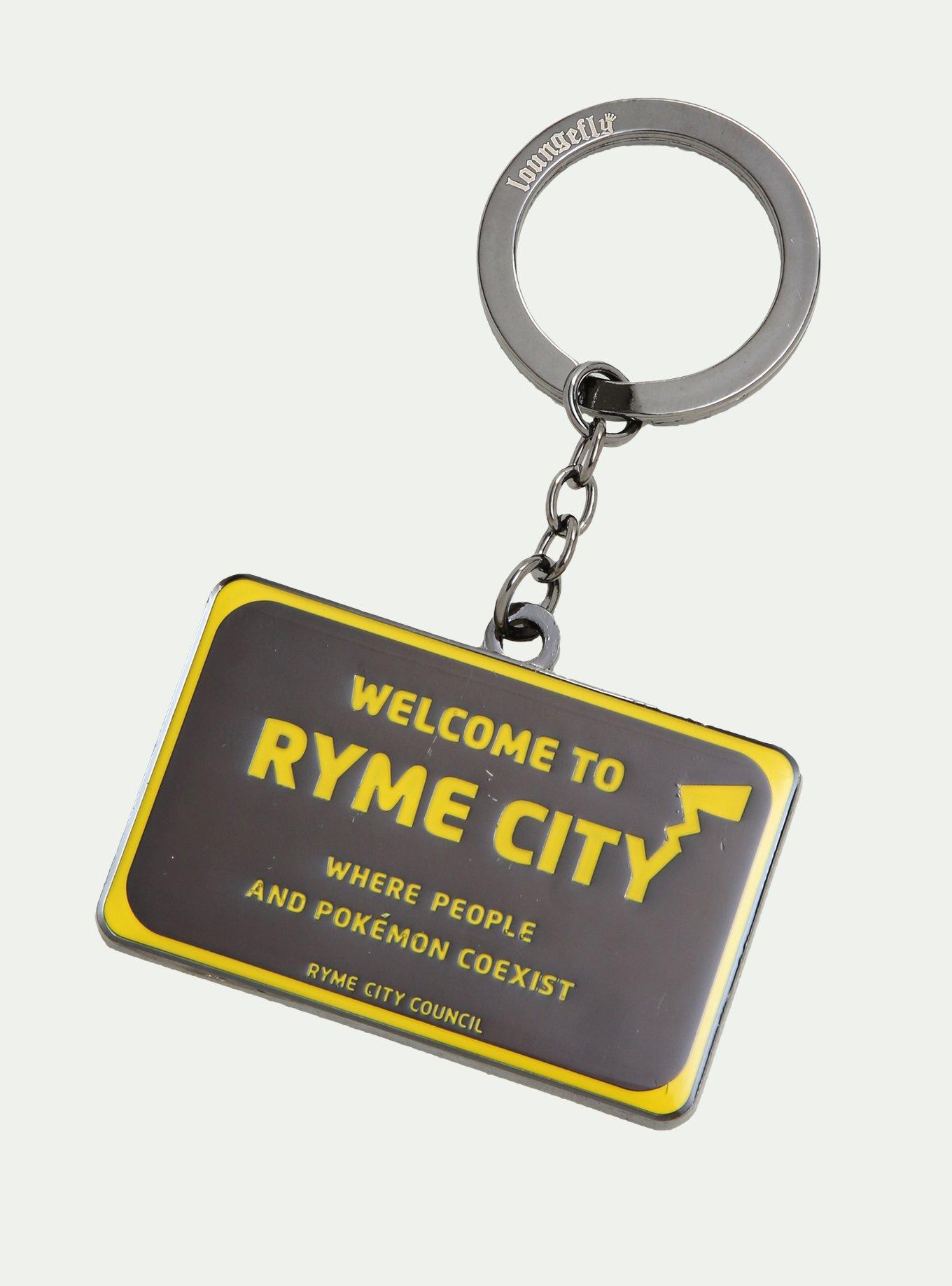 Loungefly Pokemon Detective Pikachu Ryme City Keychain - BoxLunch ...