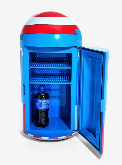 Marvel Captain America Shield Mini-Fridge | Hot Topic
