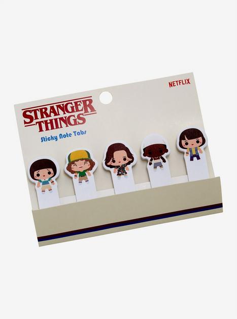 Stranger Things Chibi Characters Sticky Tabs | Hot Topic