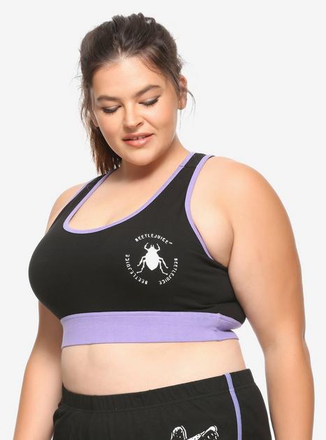 Beetlejuice Showtime Sports Bra Plus Size | Hot Topic