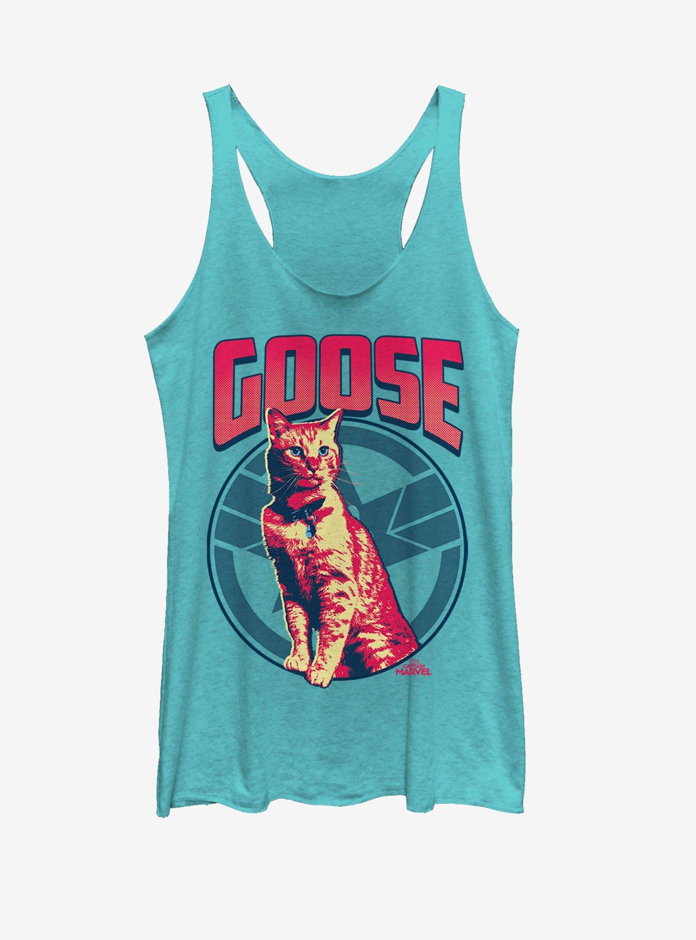Marvel Captain Marvel Goose on the Loose Girls Tank